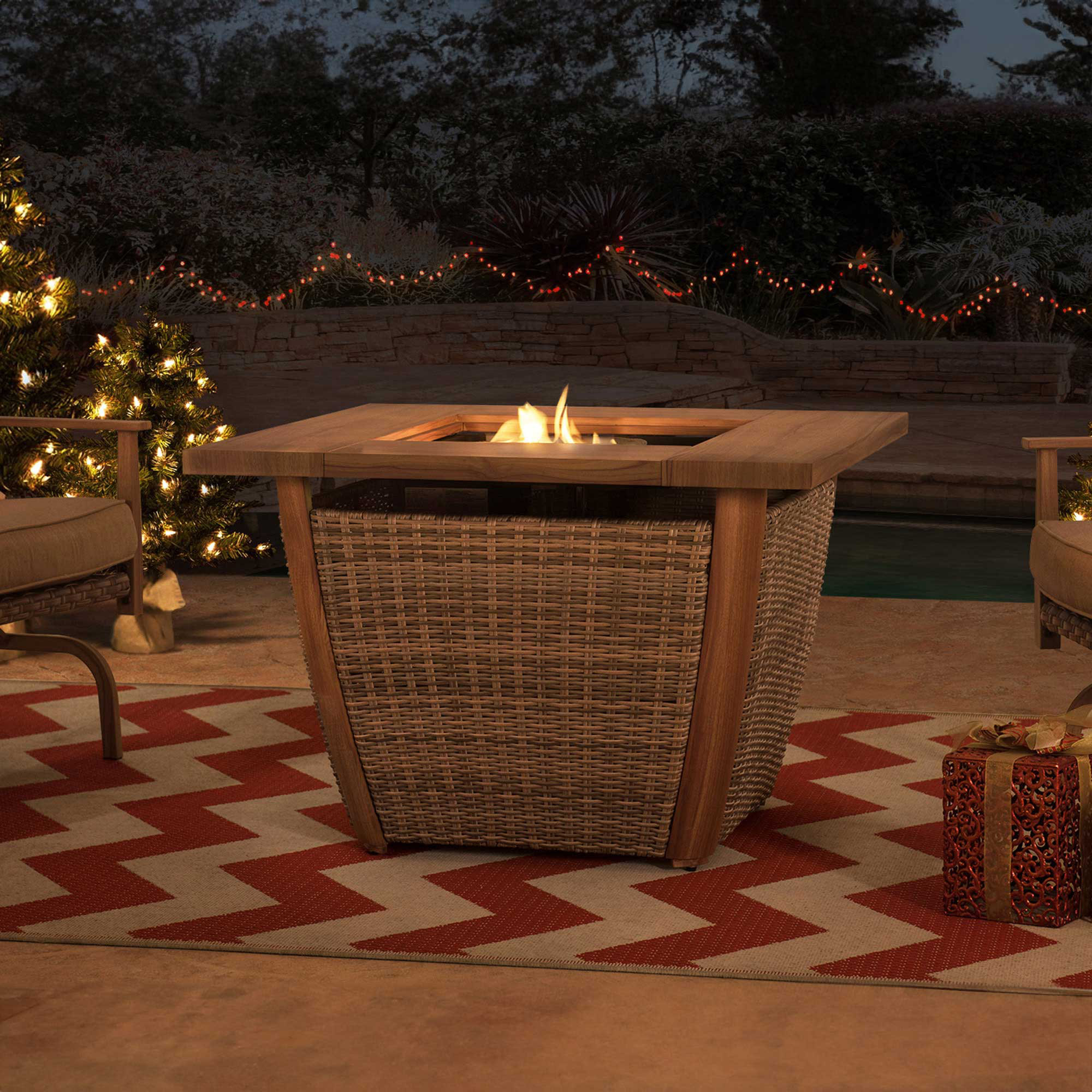 Bayou Breeze Layne Belson Propane Burning Firepit Table & Reviews ...