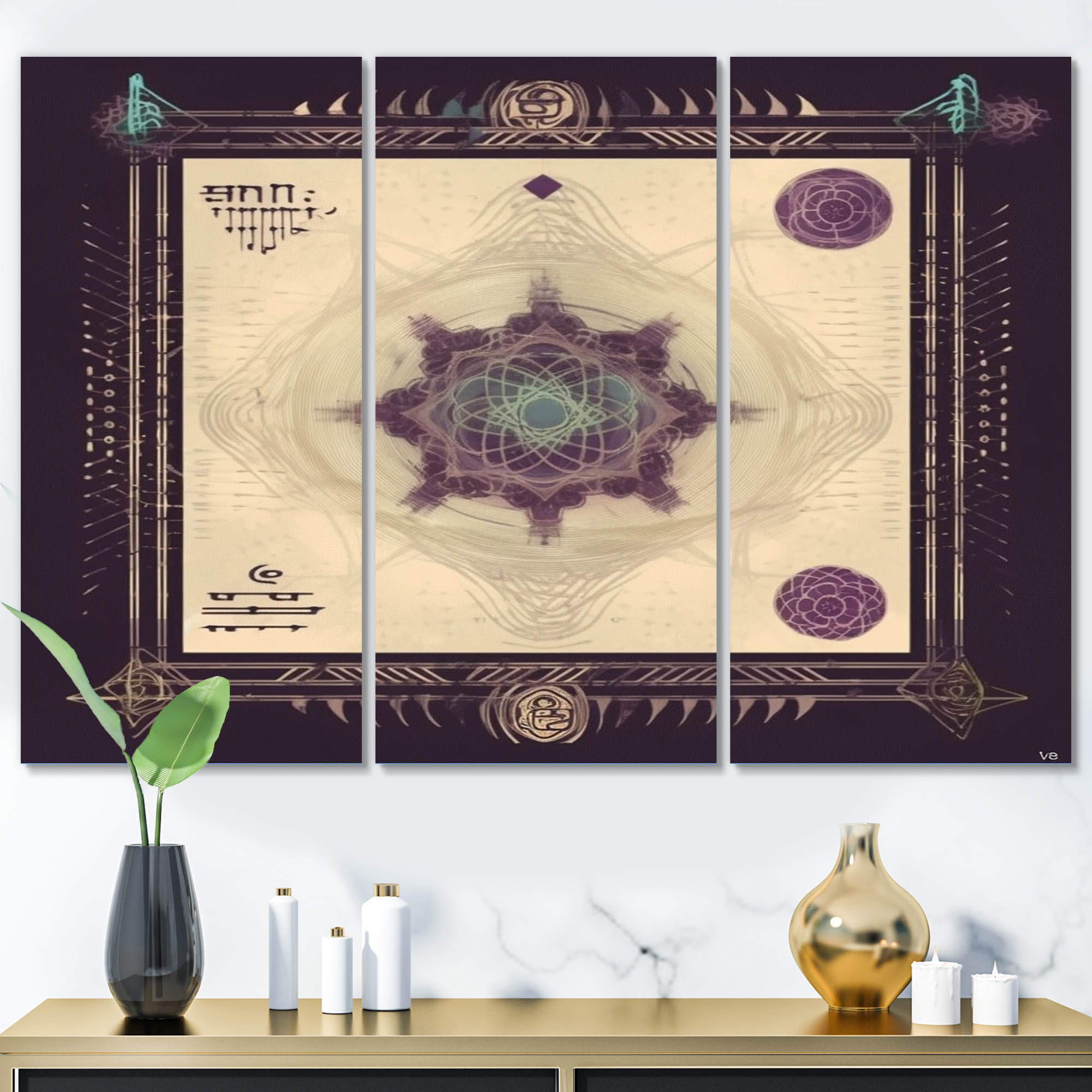 Red Barrel Studio Spirit Invocation Vintage Mandala II - Christianism ...