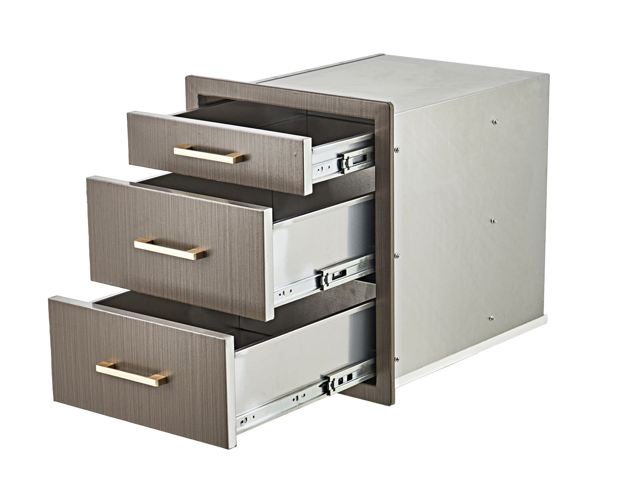 Latitude Run® Outdoor Kitchen Drawers 17" W x 20" H x 20" D, Flush ...