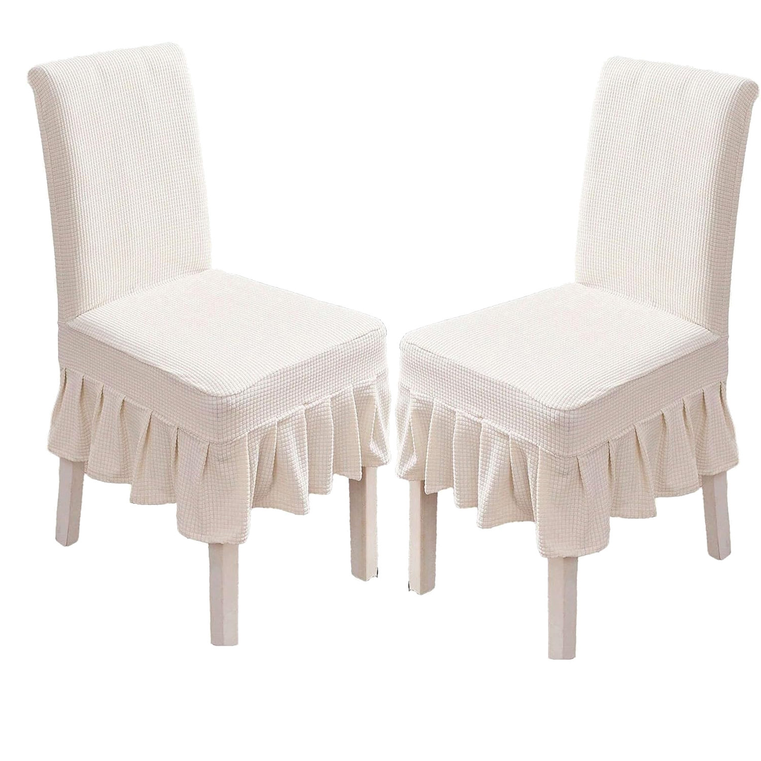 Parson Chair Covers With Skirt