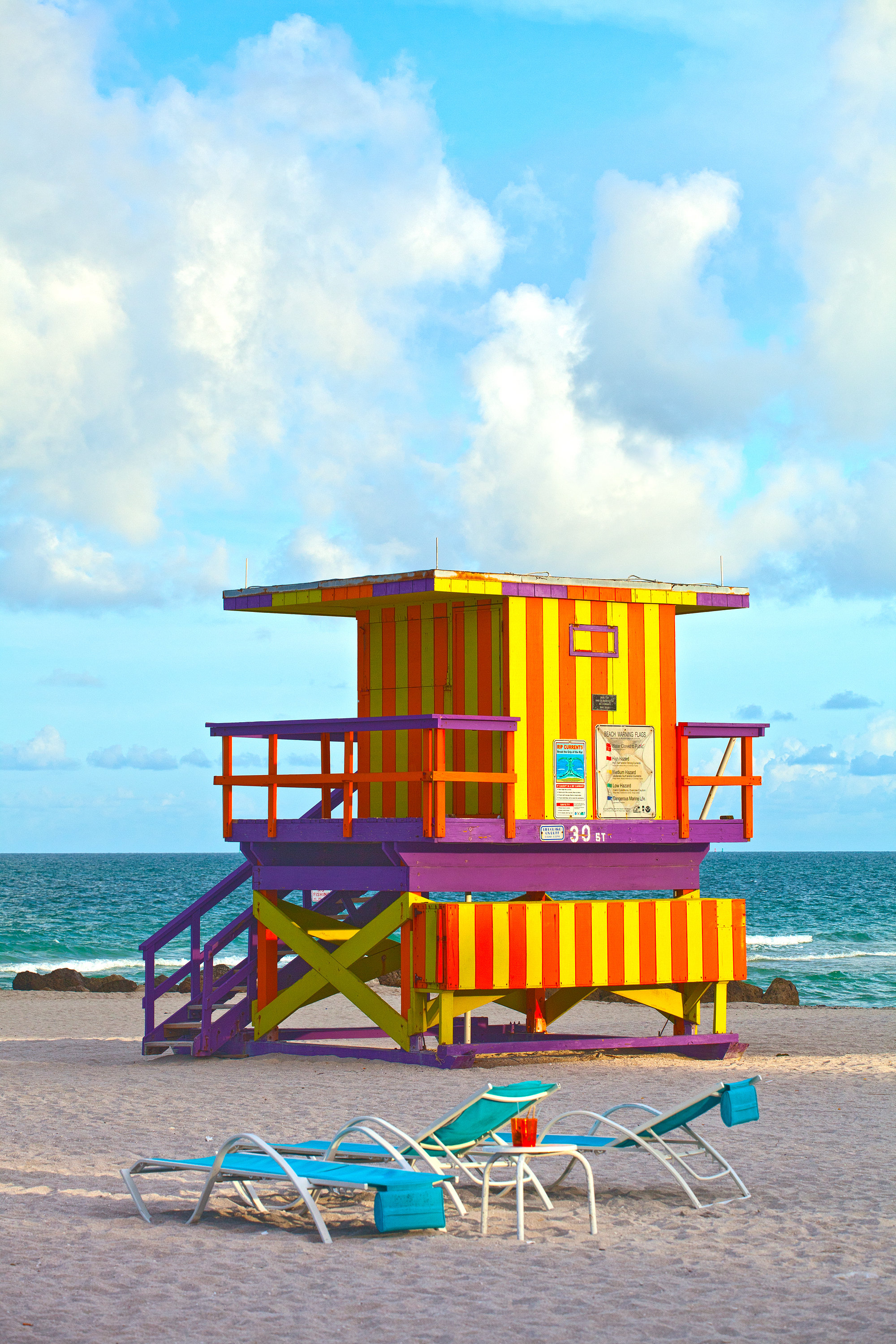 Highland Dunes Miami Beach Florida by Fotomak - Wrapped Canvas ...