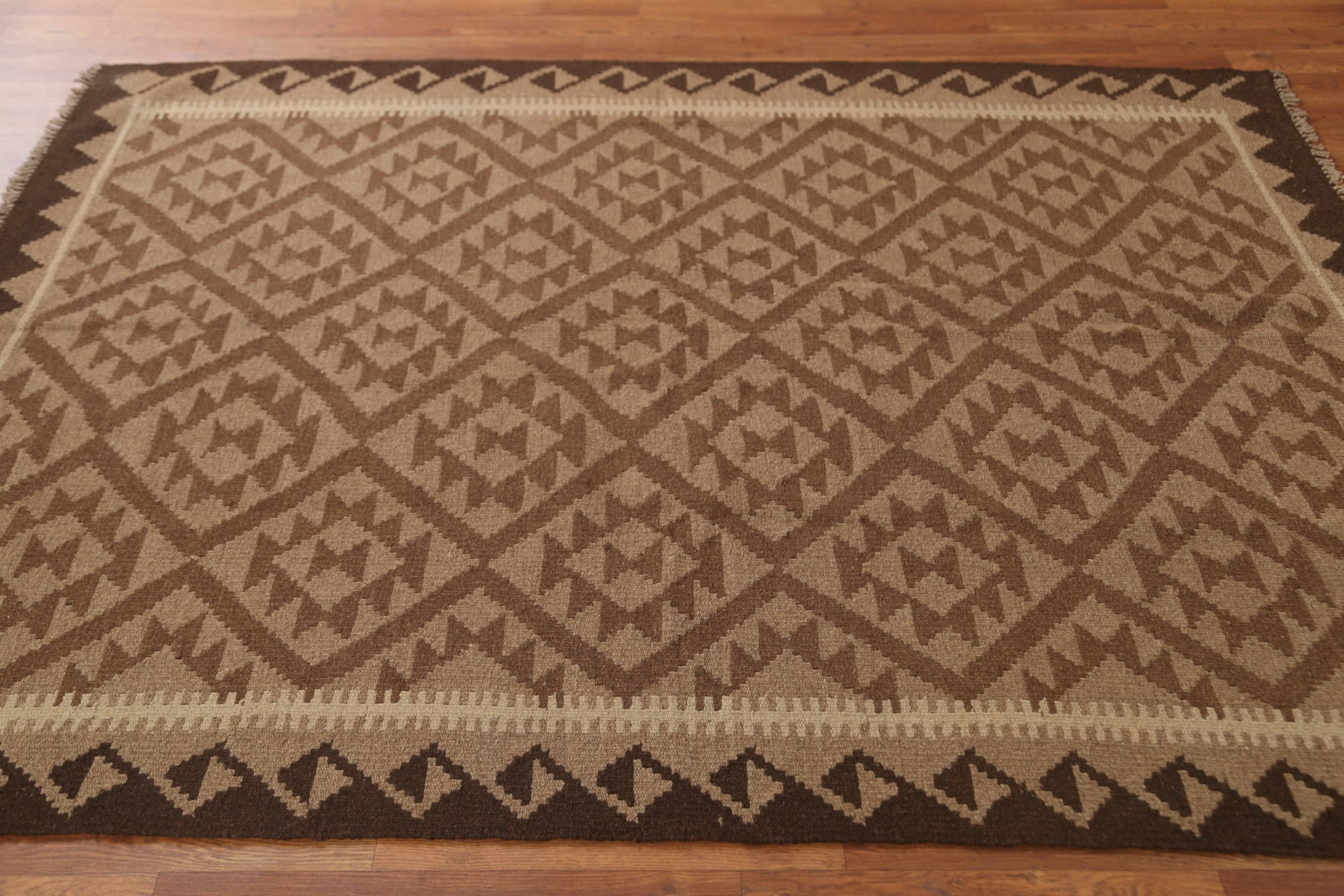 One Allium Way® Geometric Kilim Oriental Area Rug 5x7 | Wayfair