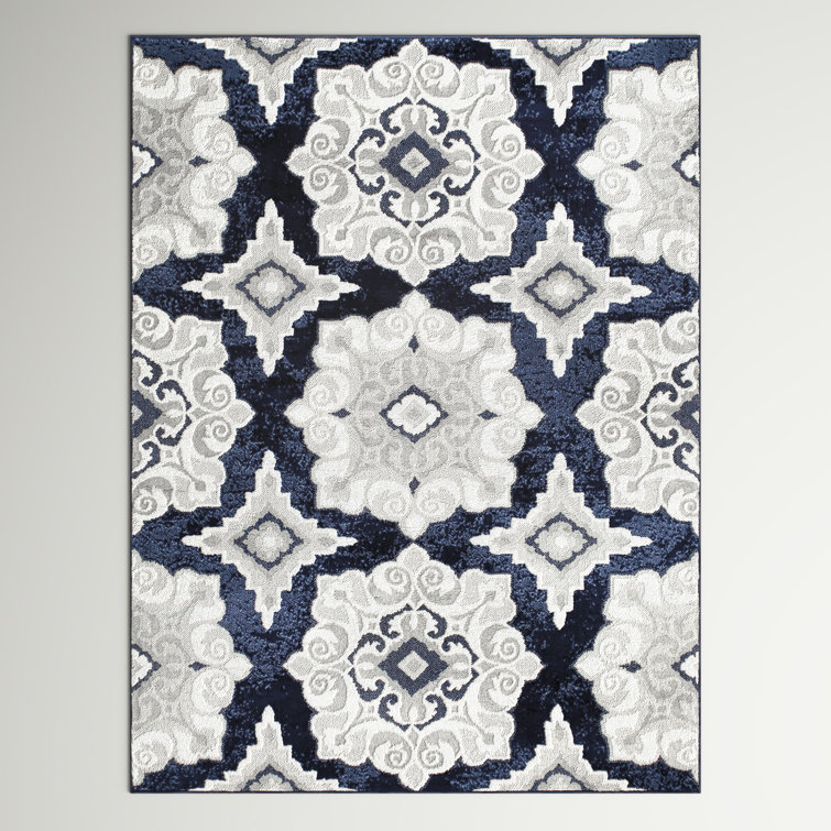 Andover Mills™ Mountview Floral Indoor Rug & Reviews | Wayfair