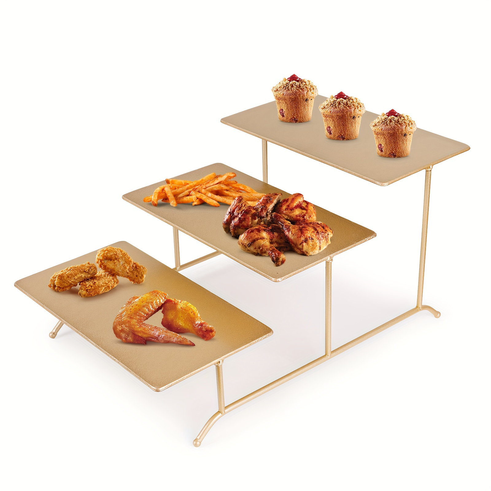 Mercer41 1 Set, 3-Tiered Serving Stand And Platter Set. A Large Tiered ...