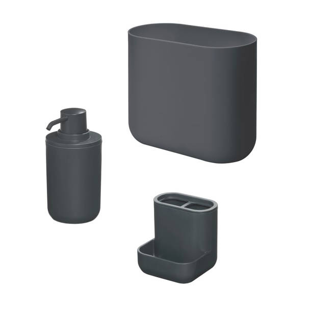 iDesign The Cade 4 Piece Bathroom Accessory Set | Wayfair
