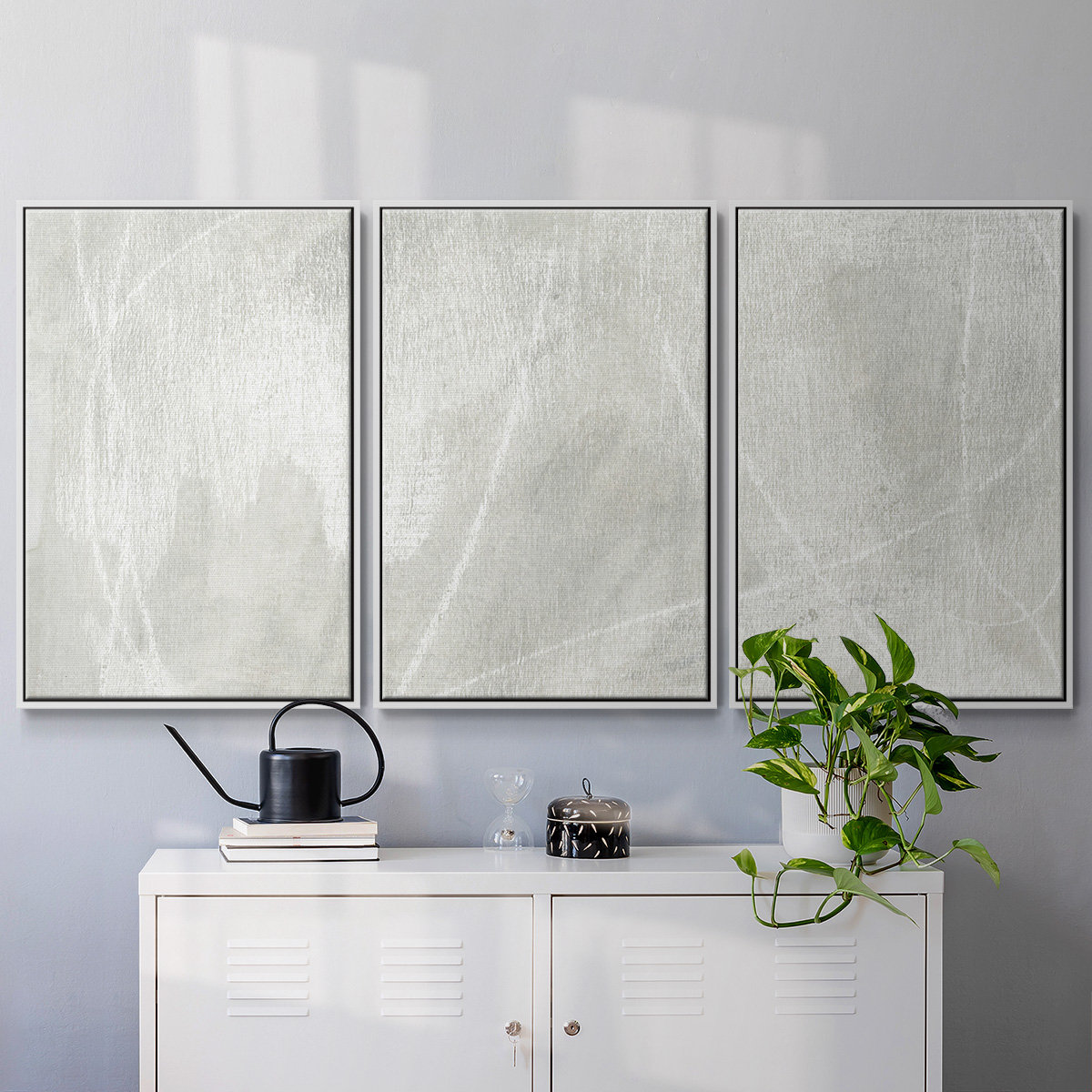 Wrought Studio™ Stone Shadows II - Multi Piece Framed Canvas | Wayfair