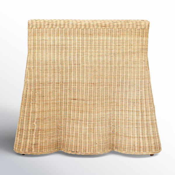 Birch Lane™ Cabo 36" Scalloped Rattan Console Table | Wayfair