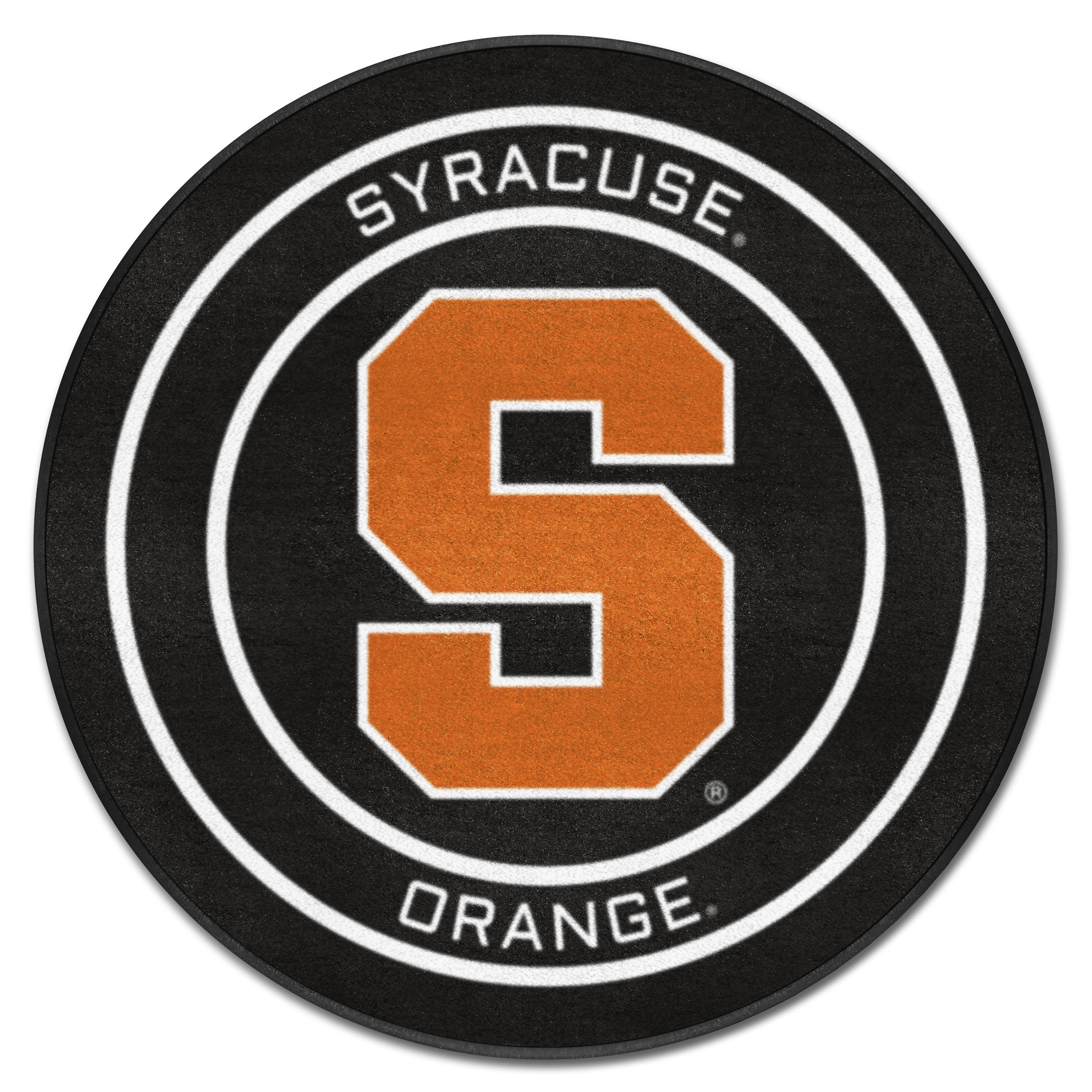 FANMATS Syracuse_Syracuse Hockey Puck Rug - 27In. Diameter | Wayfair