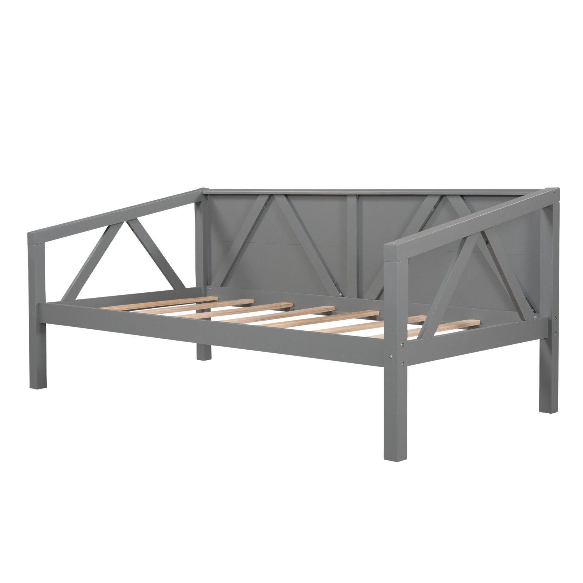 Latitude Run® Versatile Wood Slat Daybed With Sturdy Construction For ...