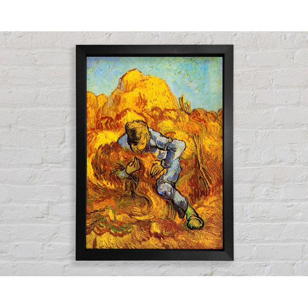 Bright Star Sheaf Binder by Vincent Van Gogh - Single Picture Frame Art ...