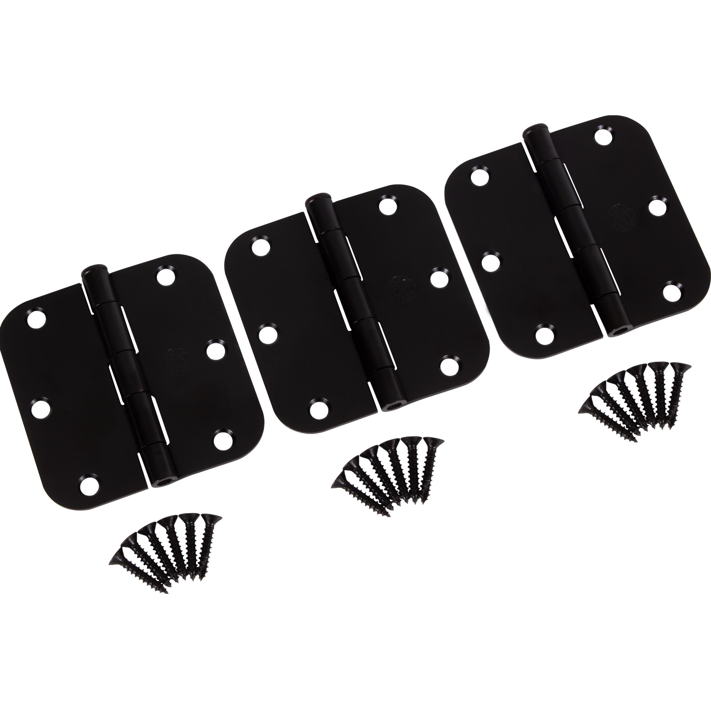 Stone Harbor Hardware 3-1/2" Door Hinges, 5/8" Radius Corner | Wayfair