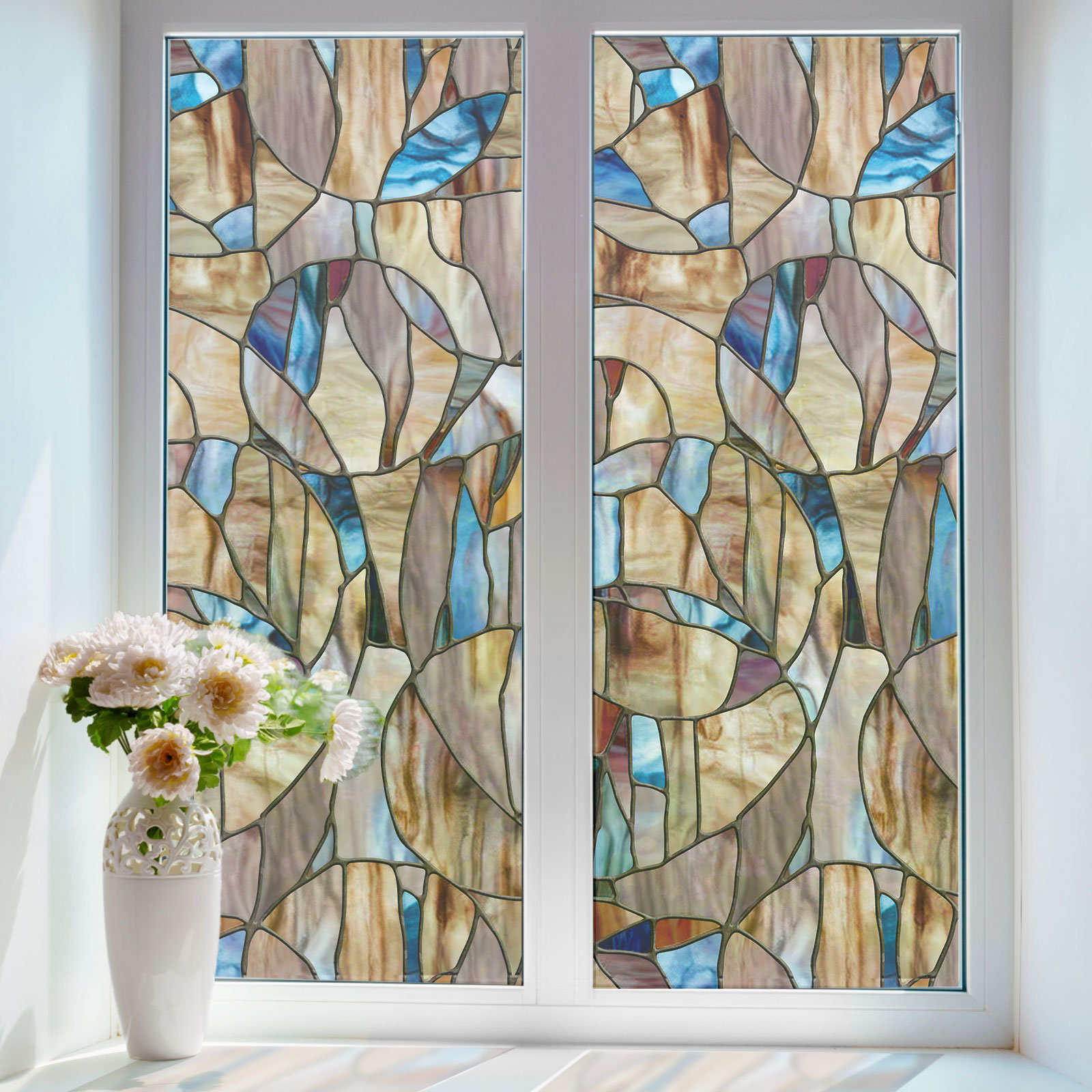 Ivy Bronx Spiral Design Glass Accent Window Film - Wayfair Canada