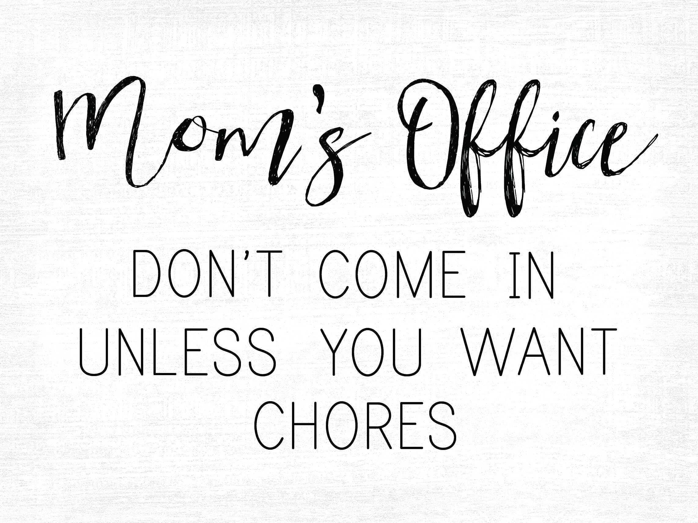 The Twillery Co. Mom's Office 2 - Wrapped Canvas Textual Art - Wayfair ...