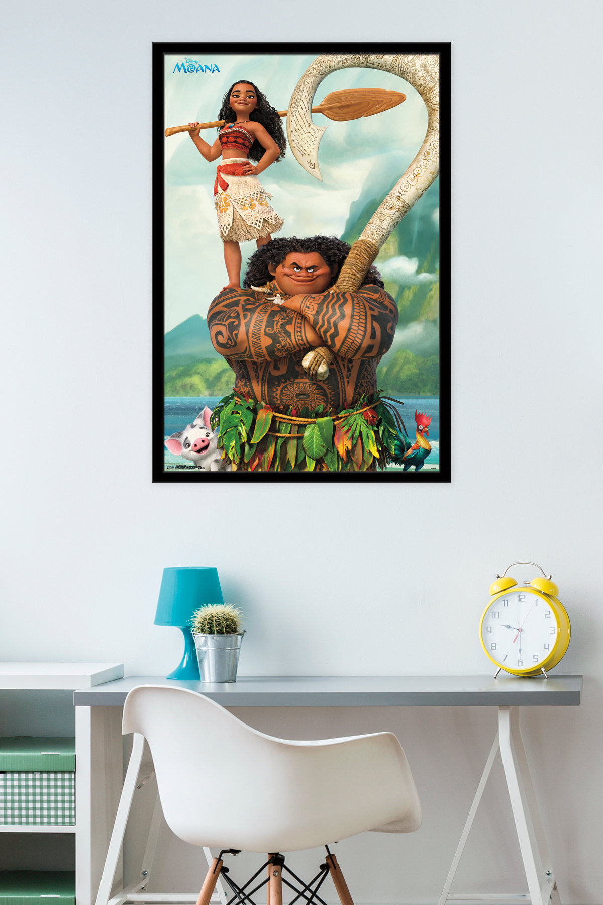 Trends International Moana 'Moana' - Picture Frame Panoramic Poster ...