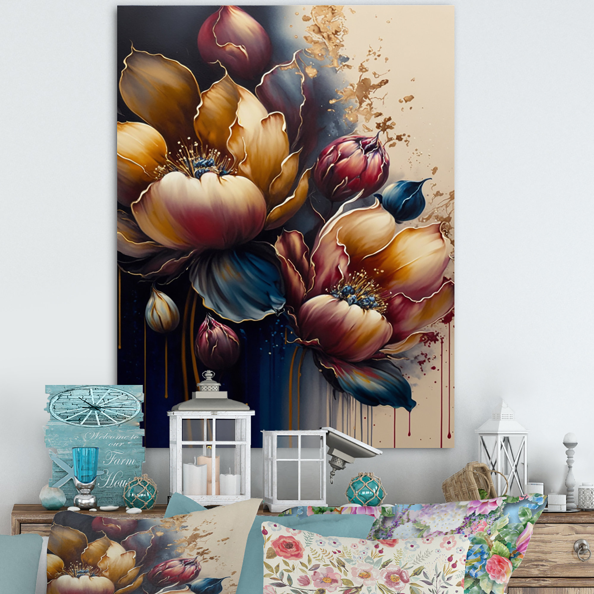 Willa Arlo™ Interiors Lozada Night Shade Tulip Design I - Print on ...