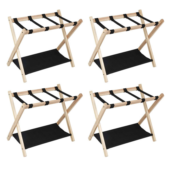 Ecomex Folding Wood Luggage Rack | Wayfair