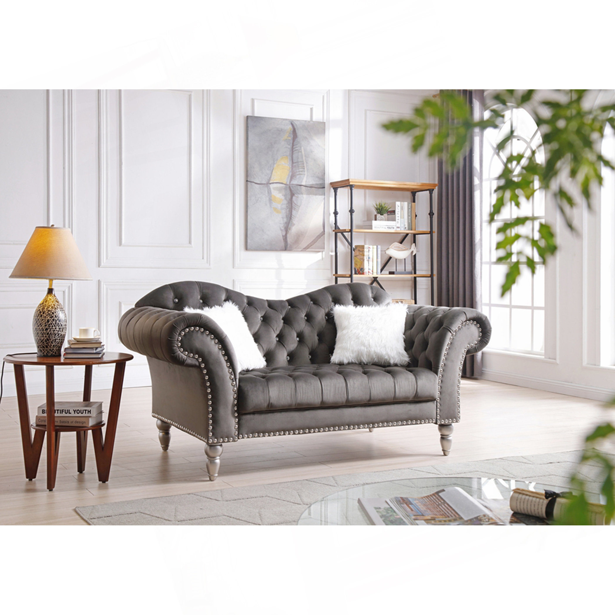 Latitude Run® Cozy Traditional Loveseat | Wayfair