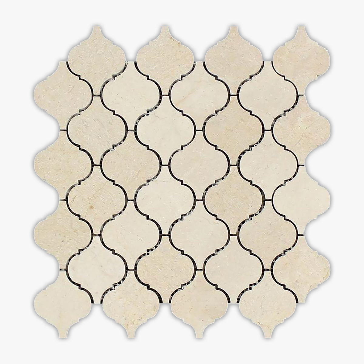 Direct Stone Source Marble Arabesque Mosaic Wall & Floor Tile | Wayfair