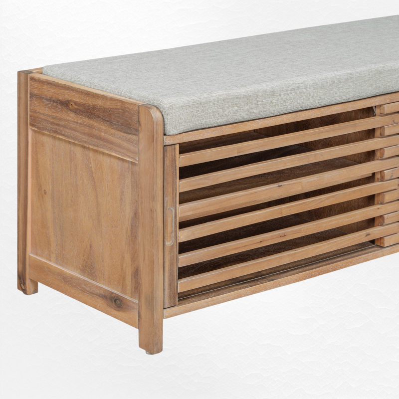 Latitude Run® Upholstered Storage Bench & Reviews | Wayfair