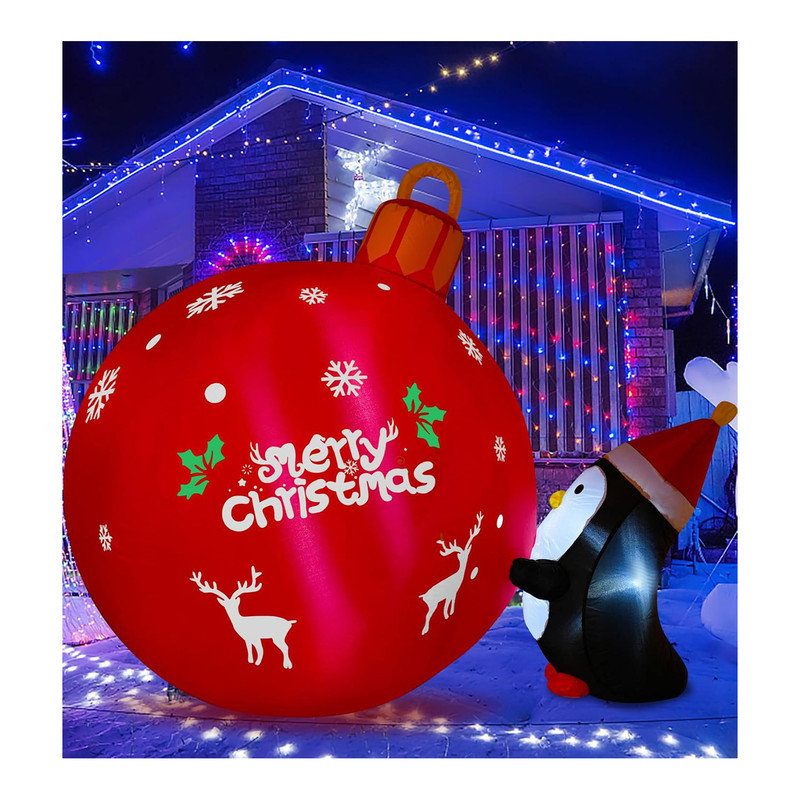 Latitude Run® 4FT Christmas Inflatables Outdoor Decorations Inflatable ...