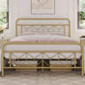 Wade Logan® Aylena Vintage Metal Bed Frame with Diamond Pattern ...