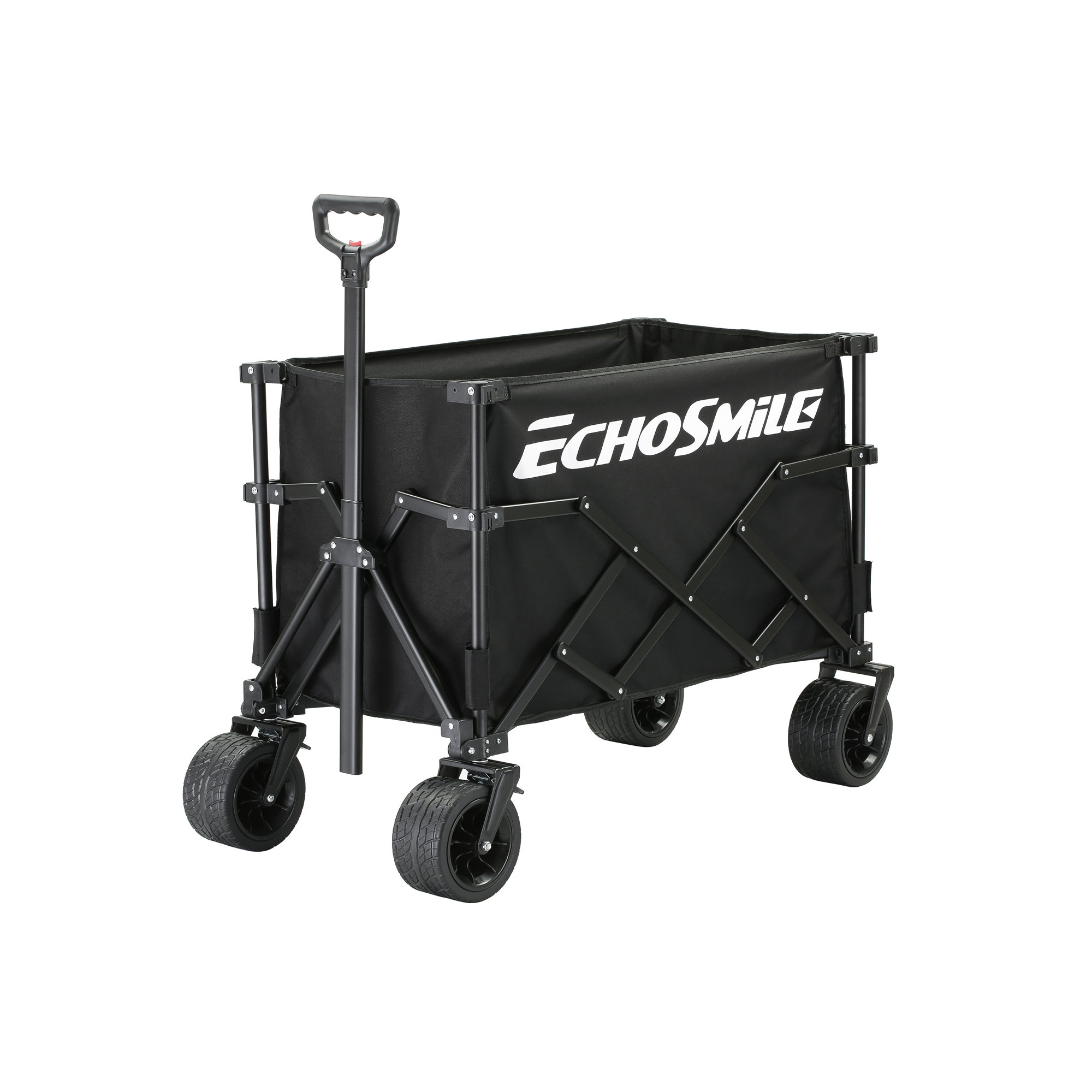 CRS APPLIANCES, Black Telescoping Camping Cart with Height Adjustment ...