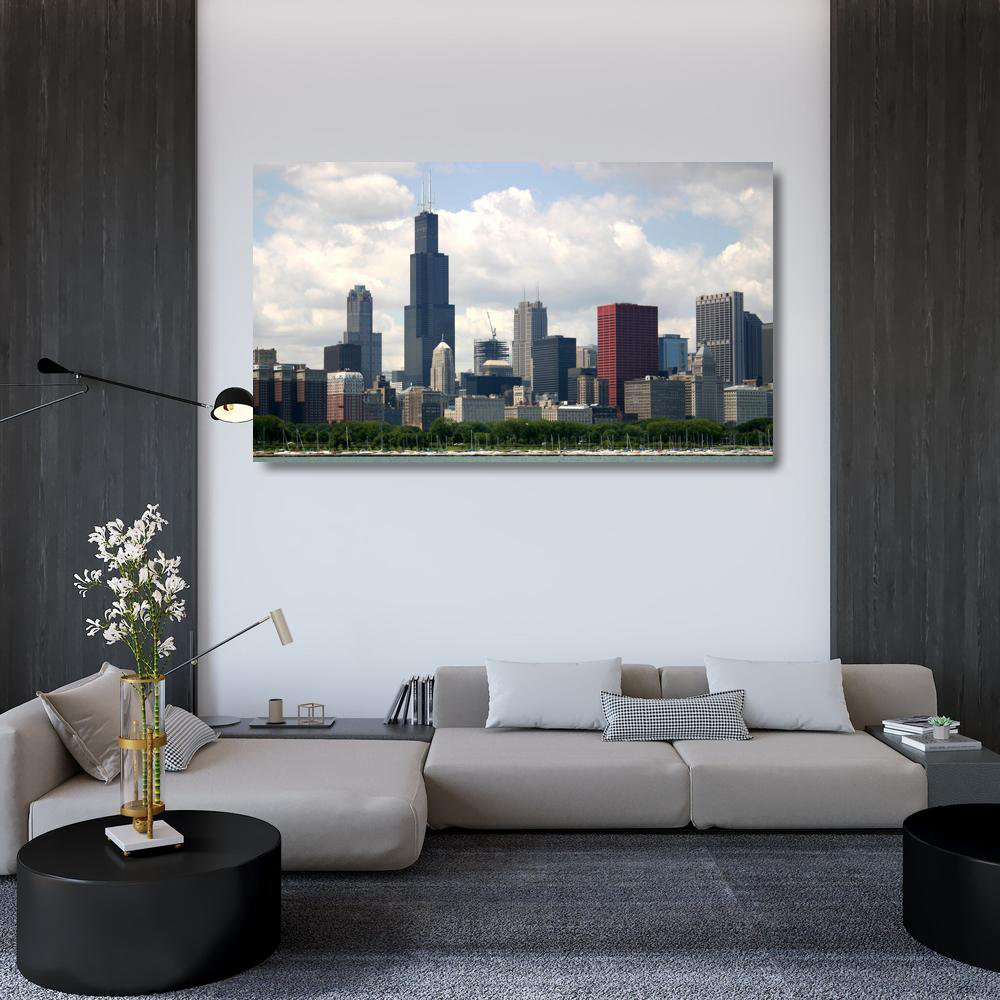 Latitude Run® Chicago City Skyline | Wayfair