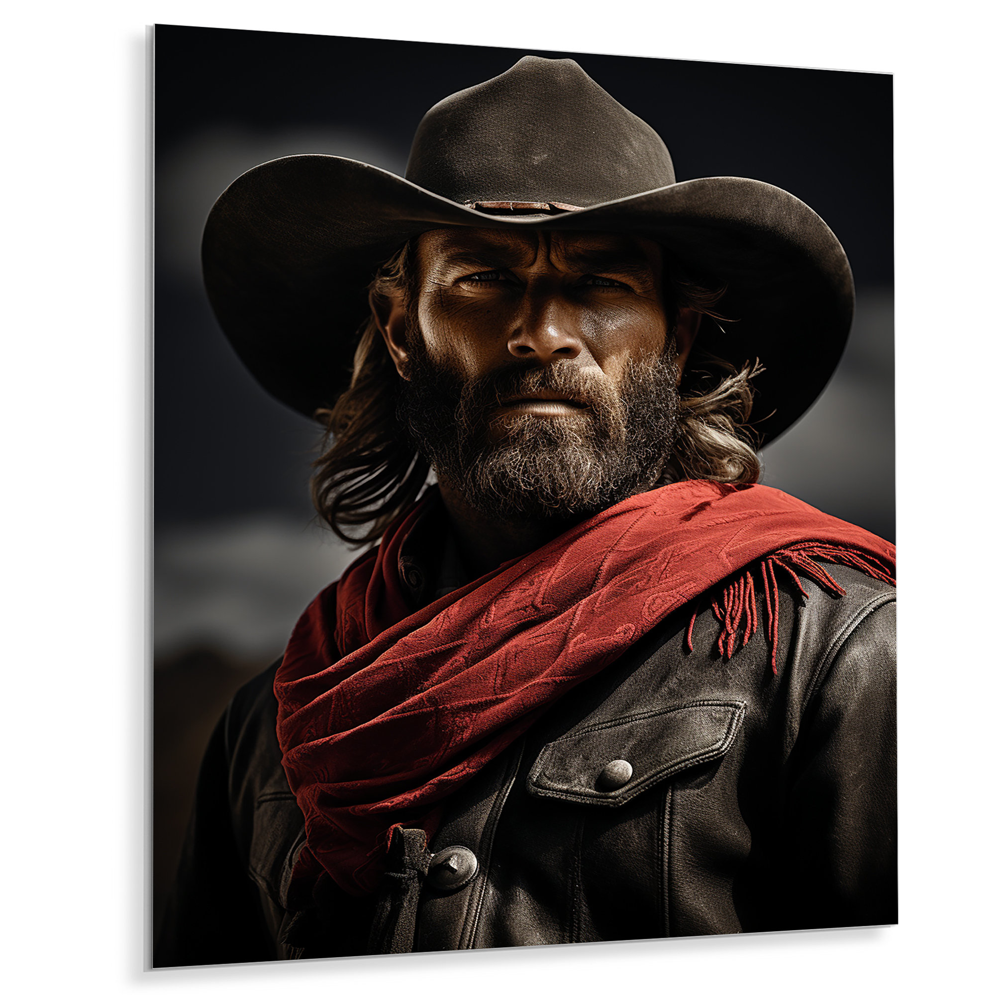 Winston Porter Western Cowboys Pride Portrait - Western Metal Wall ...
