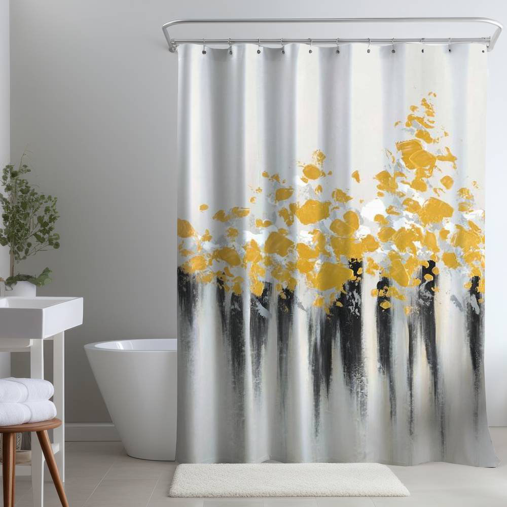 East Urban Home Cartegena Abstract Shower Curtain | Wayfair