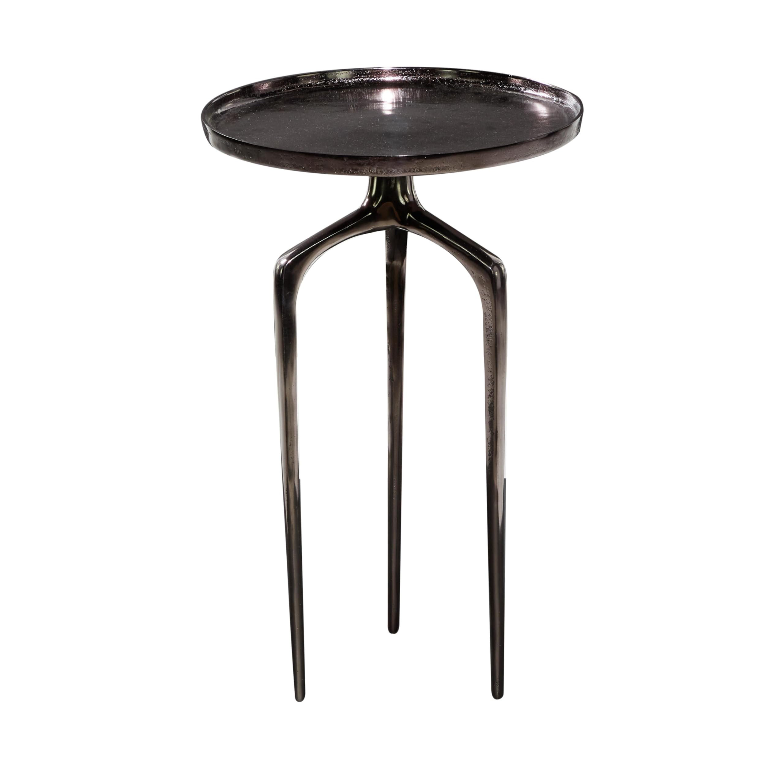 Brayden Studio® Aluminum Metal Side End Accent Table | Wayfair