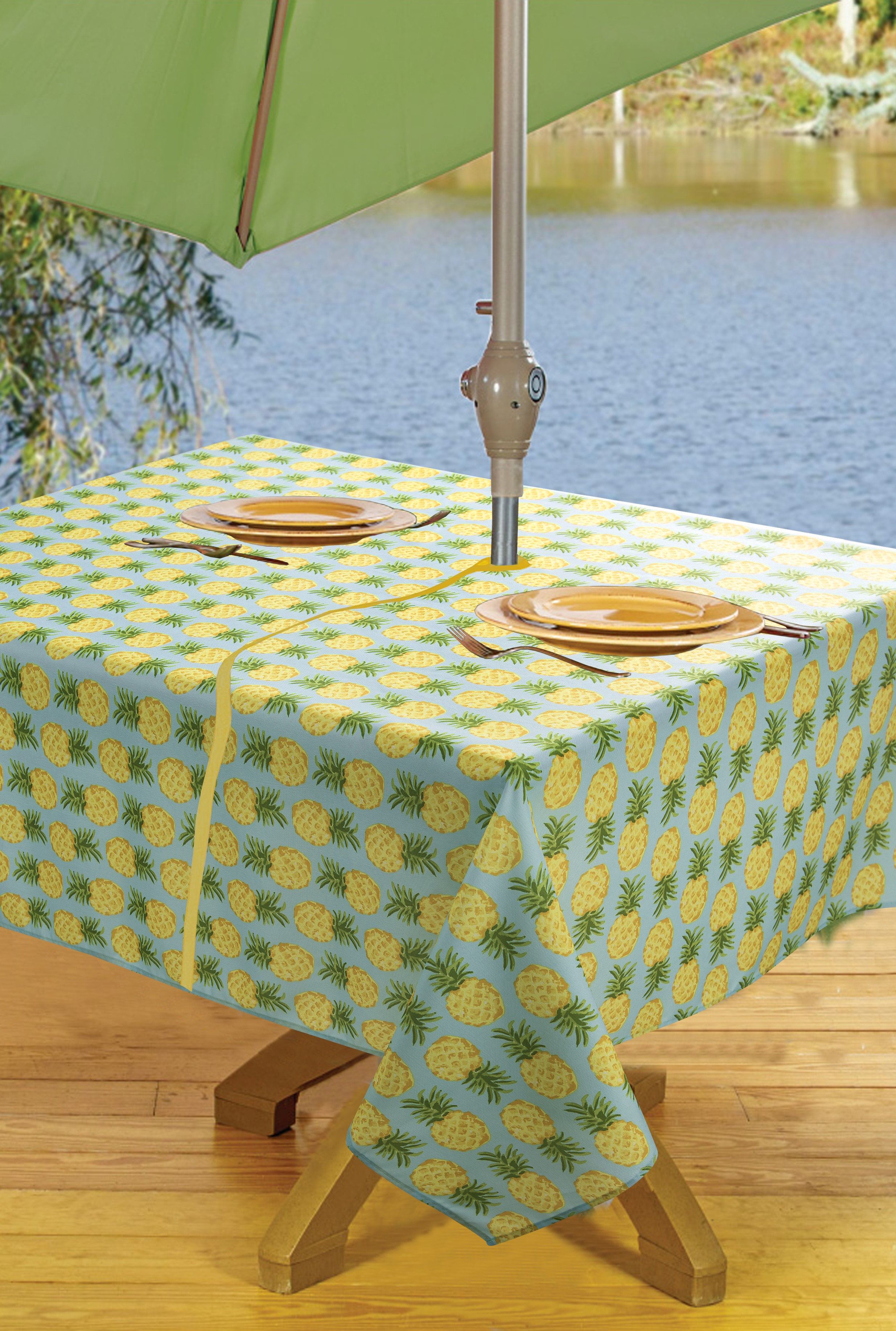 Bayou Breeze Pina Colada Tablecloth - Wayfair Canada