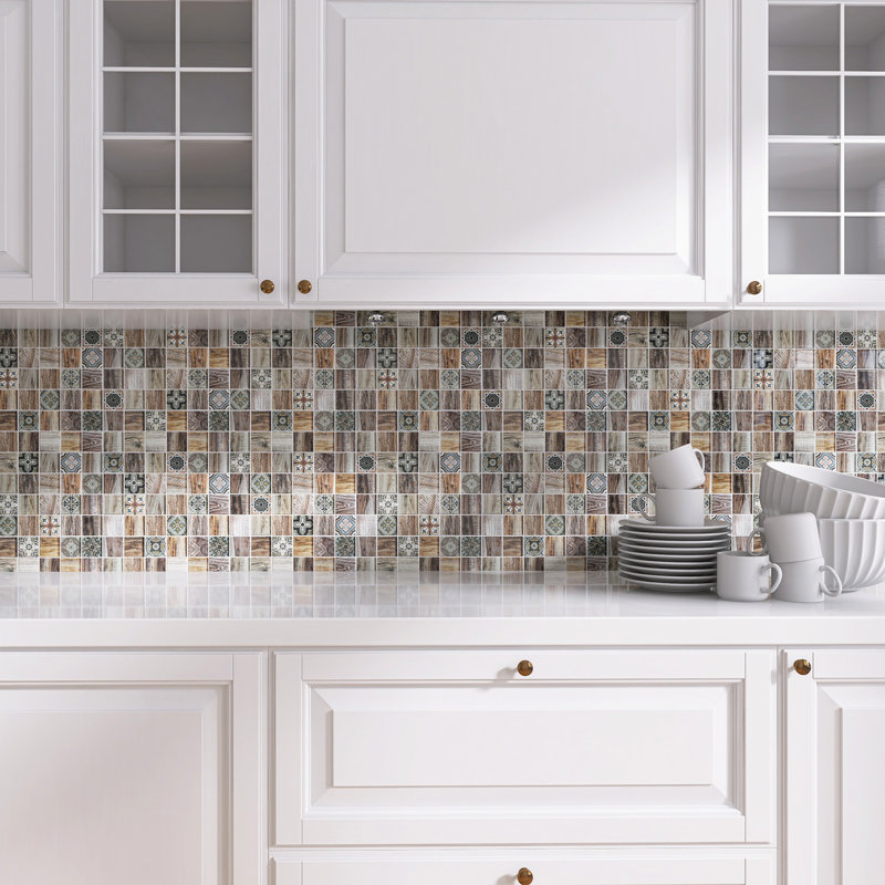 Supreme Tile Classic Roman Series 2" x 2" Glass Mosaic Wall Tile | Wayfair