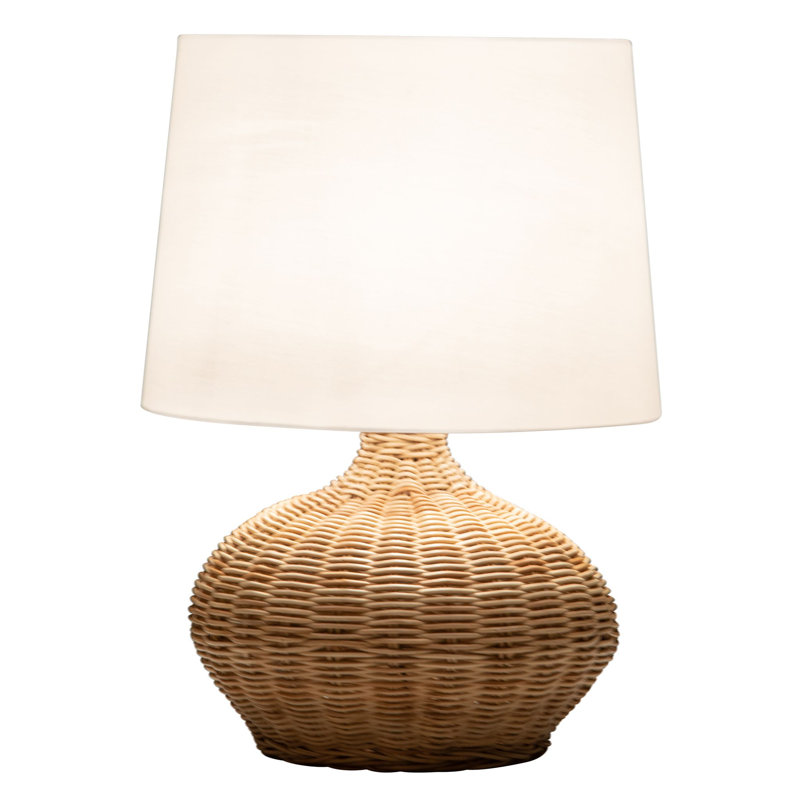Beachcrest Home™ Bracken Wicker/Rattan Table Lamp | Wayfair