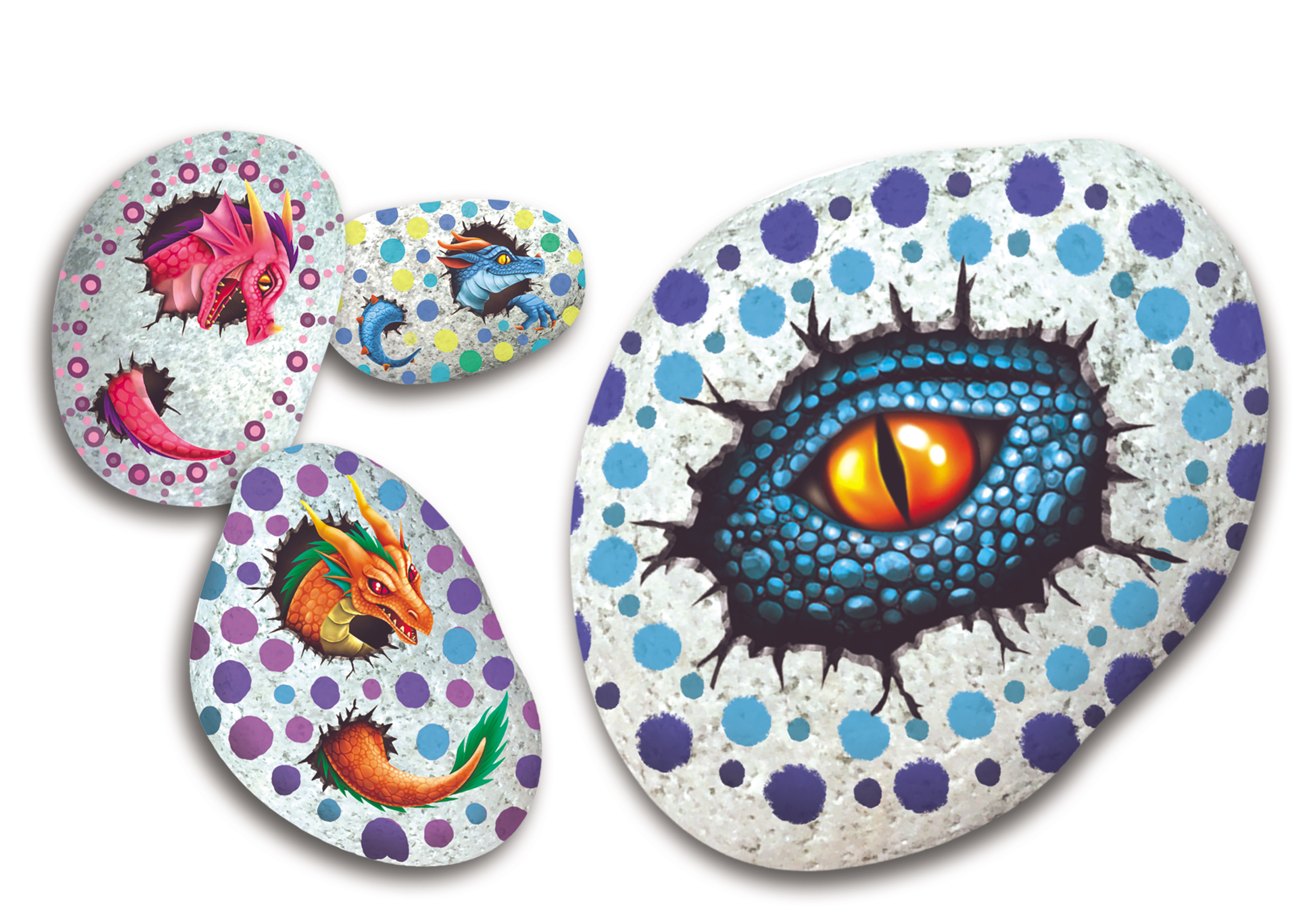 LCM Home Fashions Rock Painting Kit - Dragon Egg A | Wayfair