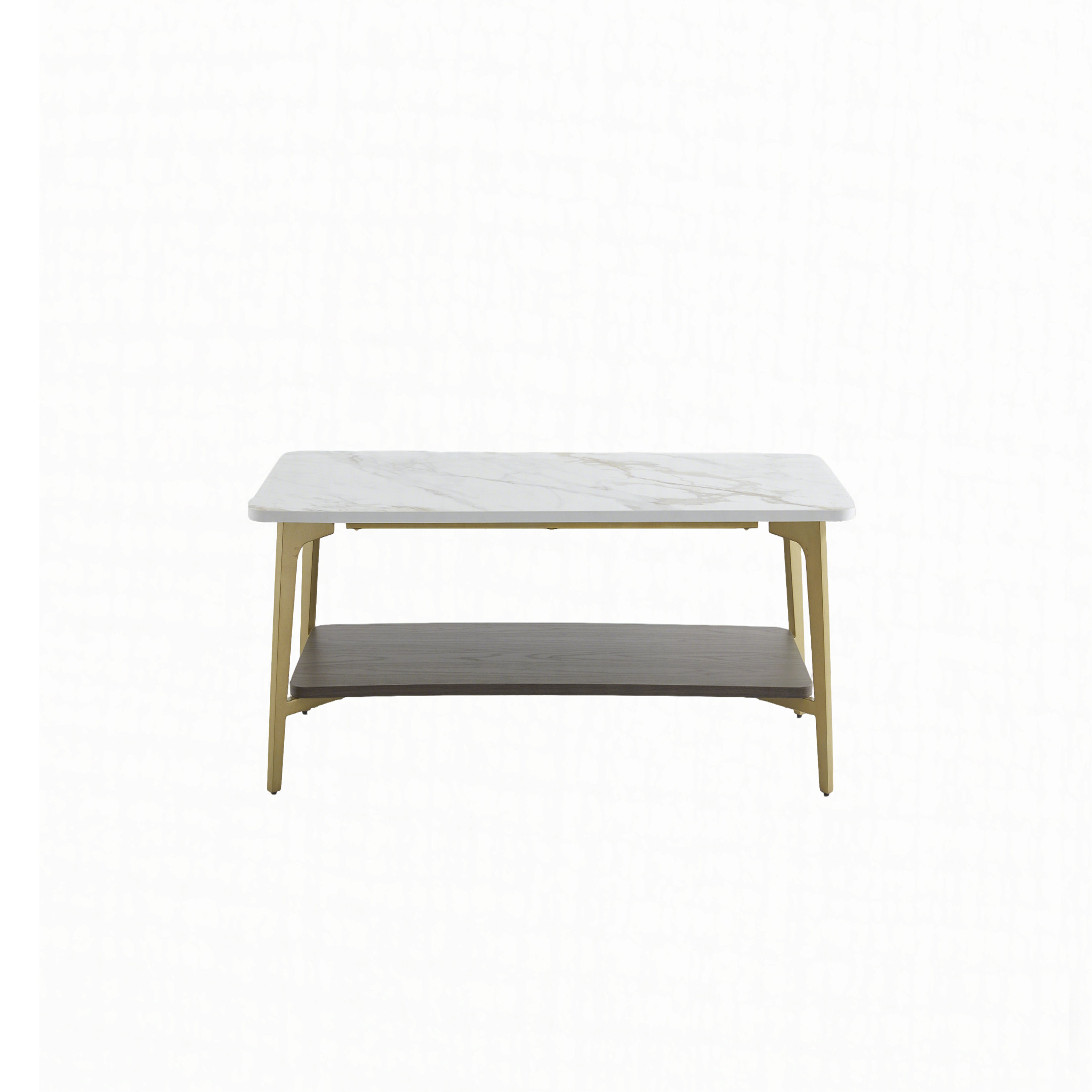 Mercer41 Coffee Table Rectangular Center Table for Living Room Open ...