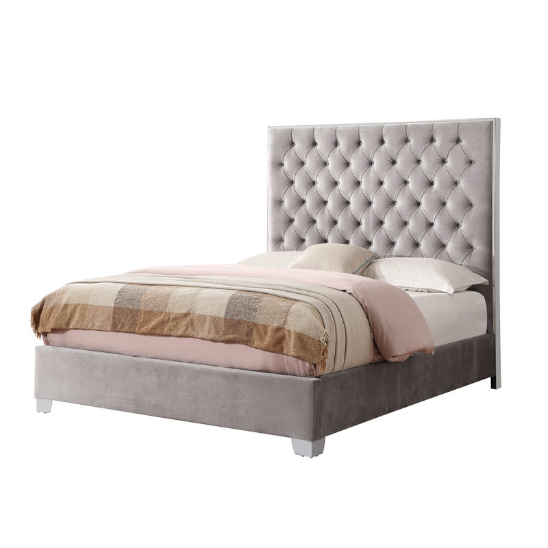 Etta Avenue™ Roula Upholstered Standard Bed & Reviews | Wayfair