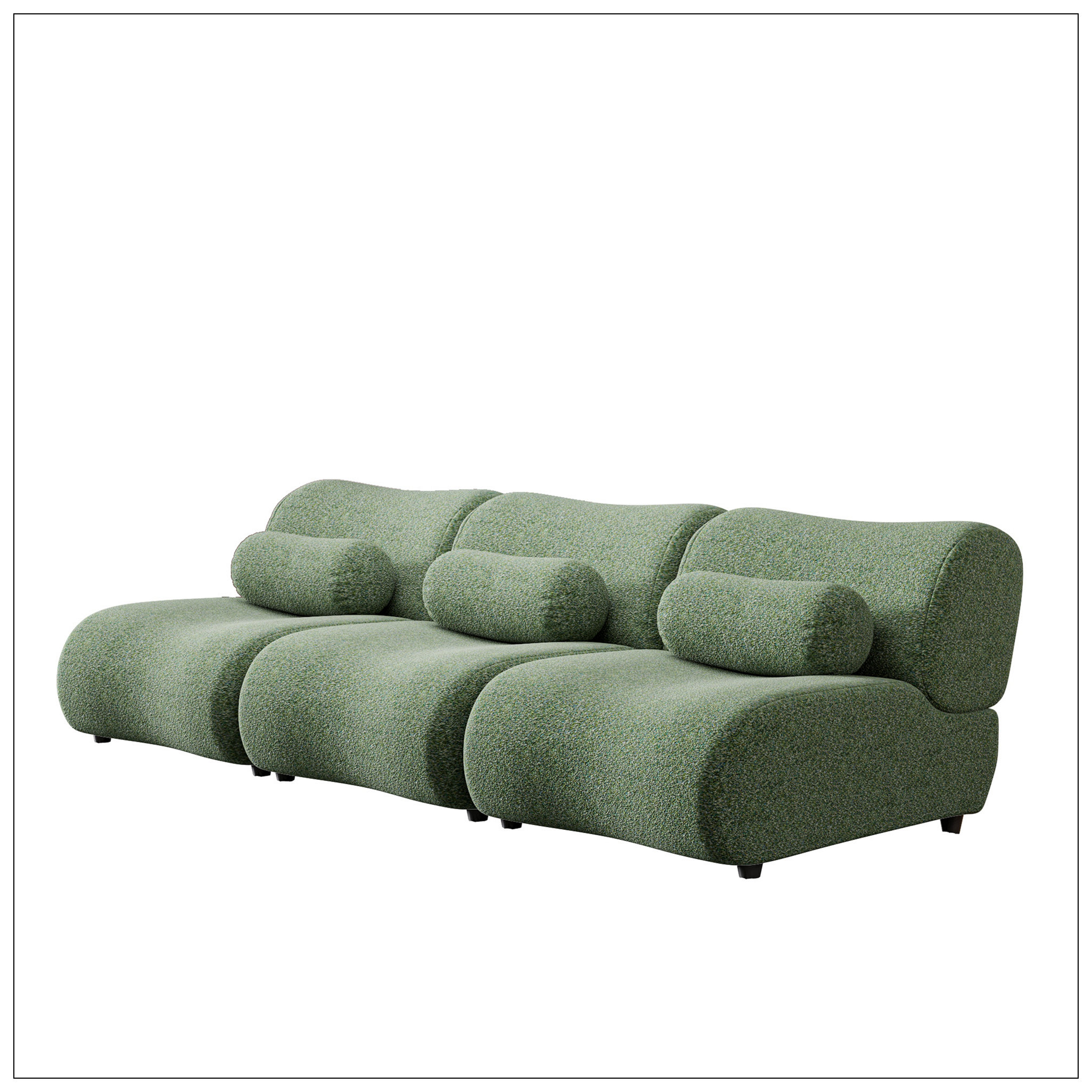 Latitude Run® Modern Oversized Modular Sofa Set – Fabric Living Room ...