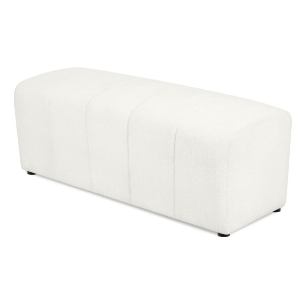 AllModern Rex Polyester Blend Upholstered Bench & Reviews | Wayfair