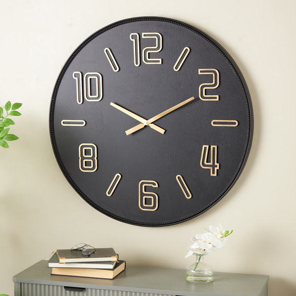 Gold Wall Clocks You'll Love | Wayfair