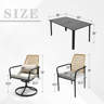 Bayou Breeze 6 - Person Rectangular Outdoor Dining Set with Cushions ...