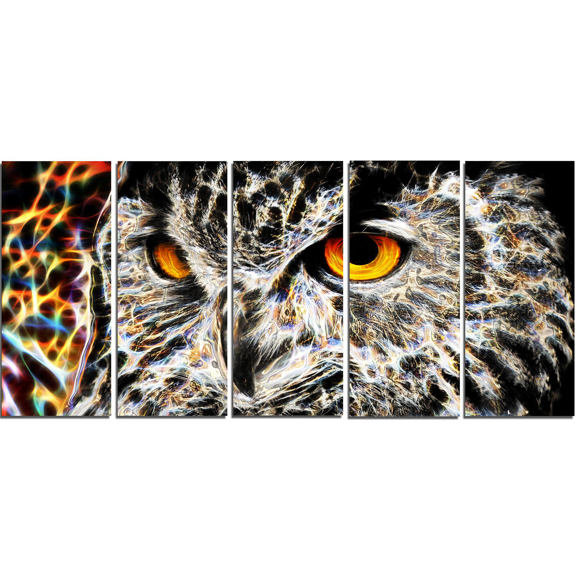 Design Art A Real Hoot - Unframed Graphic Art Print on Metal | Wayfair
