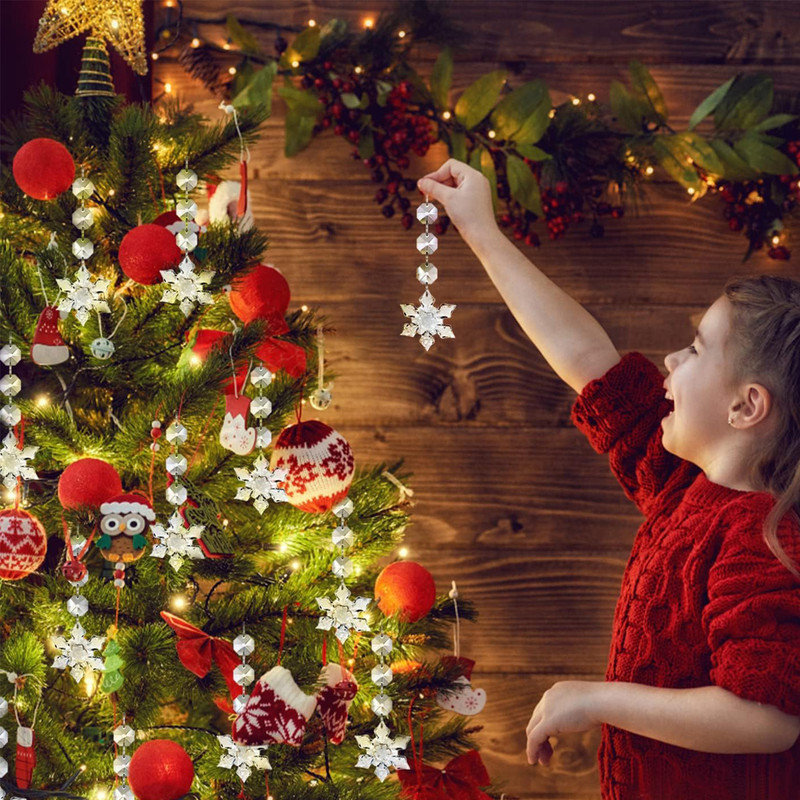 The Holiday Aisle® 30pk Snowflake Christmas Tree Decorations ,Hanging ...