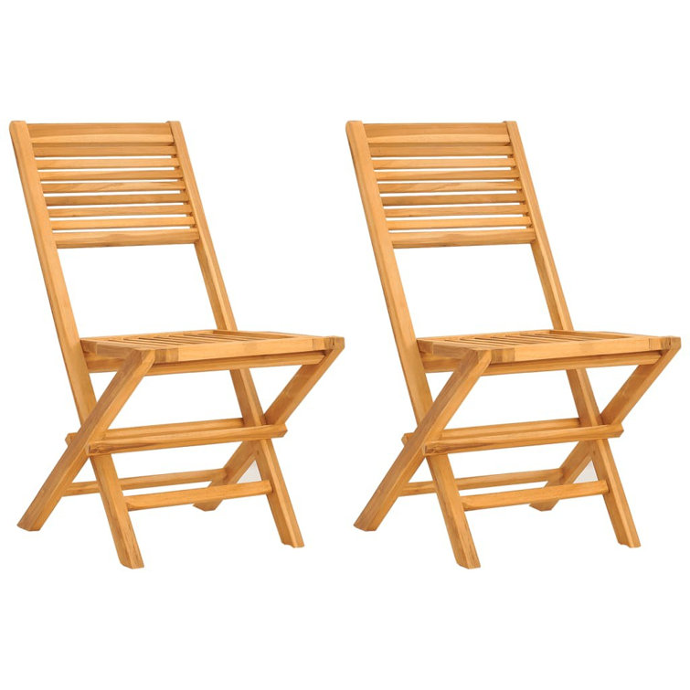 Marlow Home Co. Solid Wood Folding Chair | Wayfair.co.uk