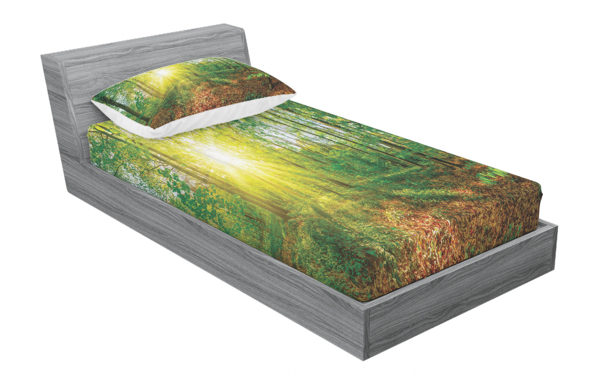 Ambesonne Forest Sheet Set | Wayfair