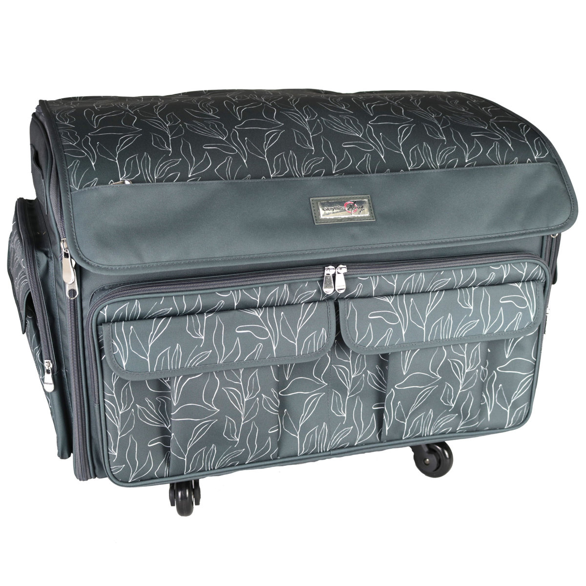 Ebern Designs Everything Mary XXL Deluxe Rolling Sewing Machine Case ...