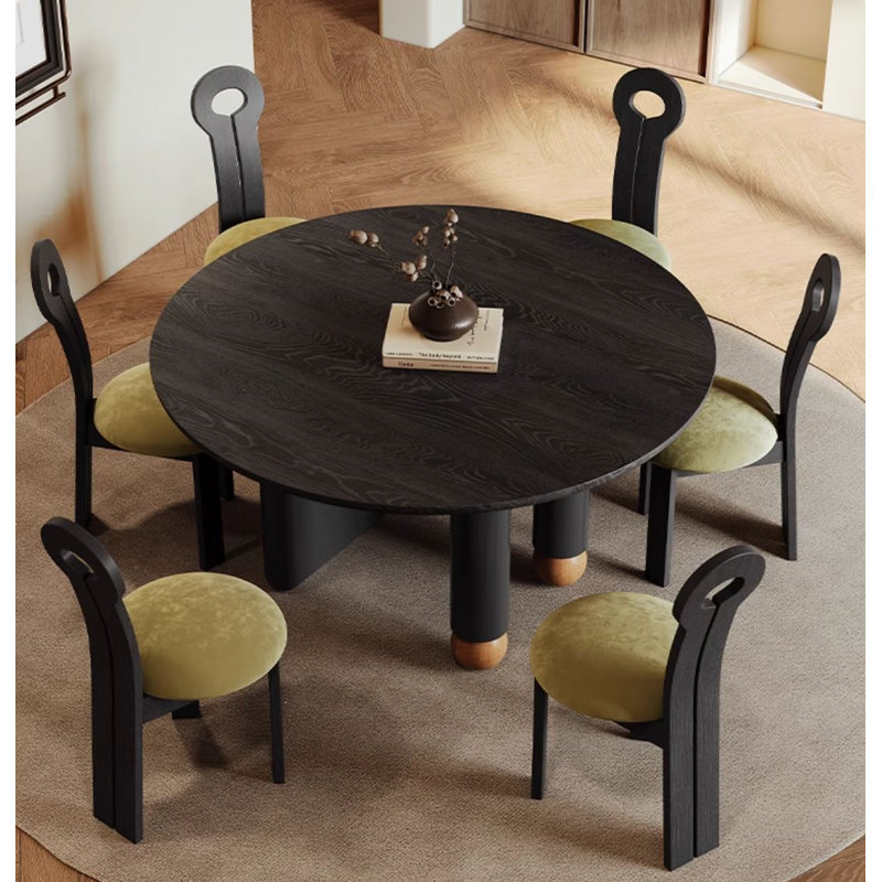 Ivy Bronx Paolo Vivan Round 59'' Dining Table | Wayfair