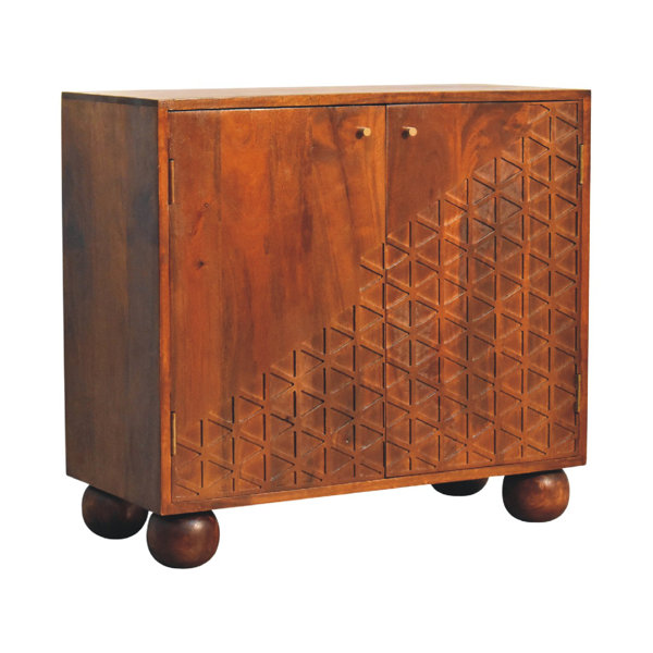 Millwood Pines Chestnut Dice Cabinet | Wayfair