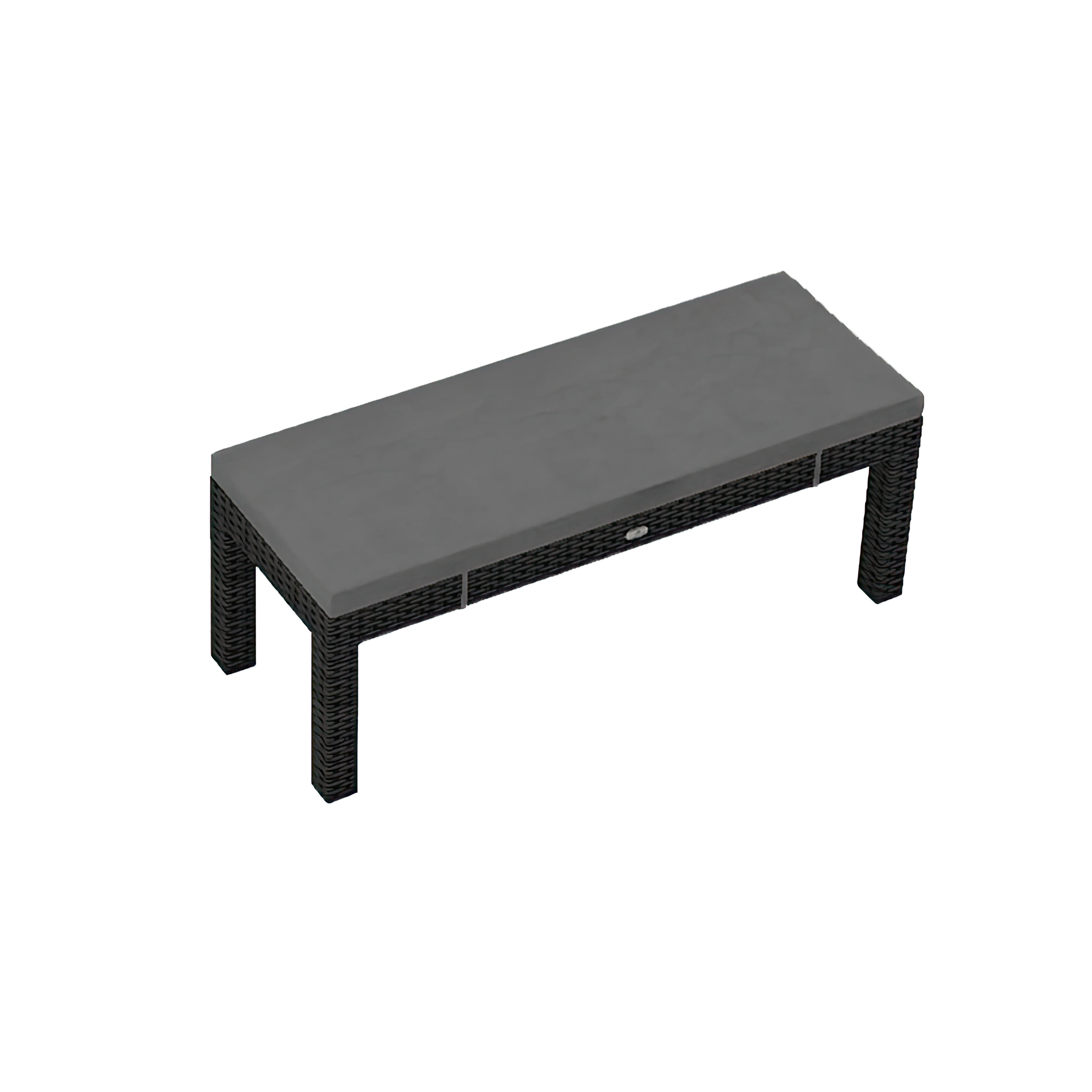 Harmonia Living Urbana Wicker Picnic Bench | Perigold
