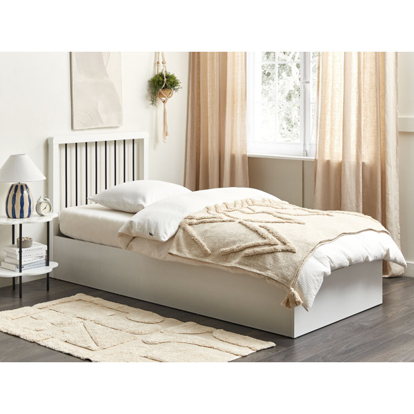 Latitude Run EU Single Size Ottoman Bed White Bahman | Wayfair.co.uk