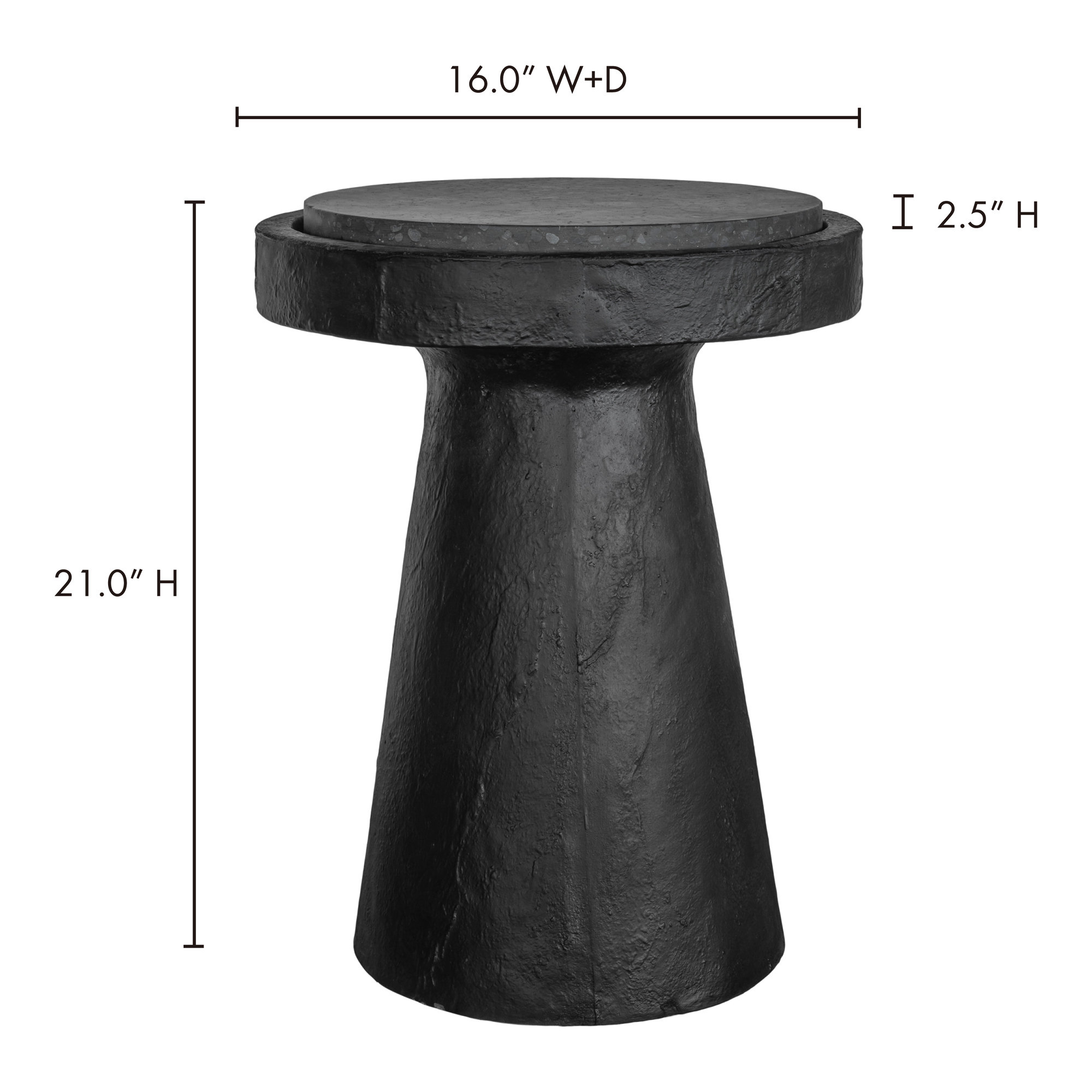 AllModern Brinson Pedestal End Table & Reviews | Wayfair